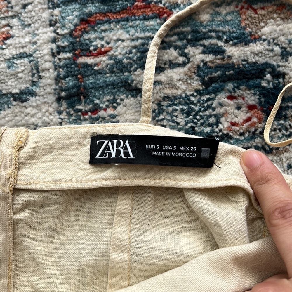 Zara Linen Blend Dress - Gem